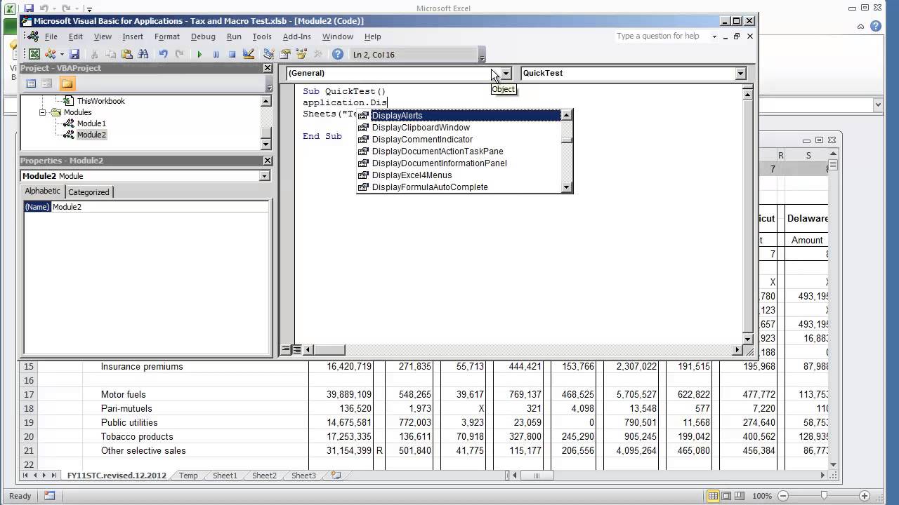 VBA Programming for Excel 2010 - Removing Microsoft Excel Error Messages and Alerts