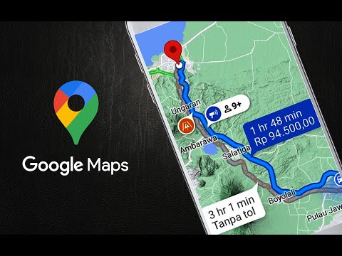 Cara cek tarif Tol di Google Maps dan tips menggunakannya