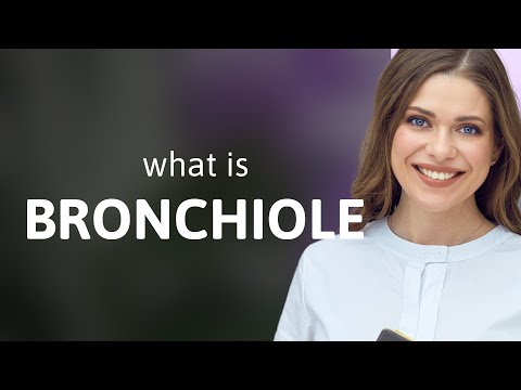 Bronchiole • what is BRONCHIOLE meaning
