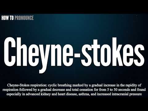 Cheyne-stokes Pronunciation | How to Pronounce (say) Cheyne-stokes CORRECTLY | Meaning Definition