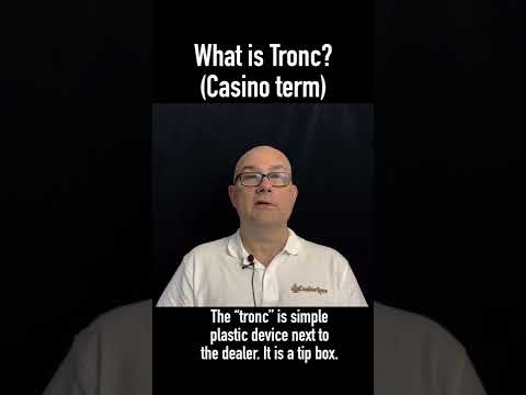 What is a Tronc? Casino term definition