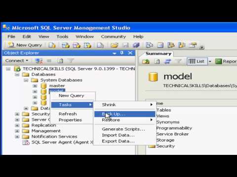SQL Server: Differential Backup using SQL Server Management Studio