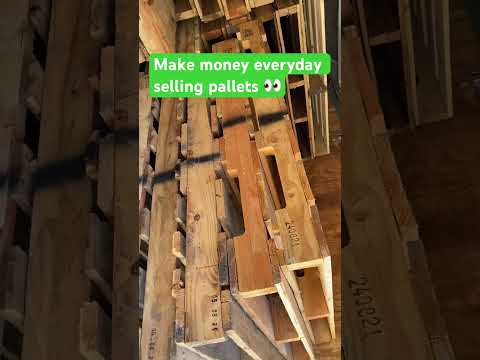 Make money everyday selling pallets in any city๐ #wood#today #makemoneyonline