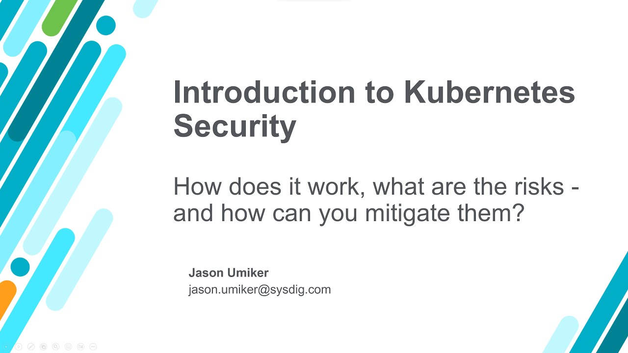 Introduction to Kubernetes Security