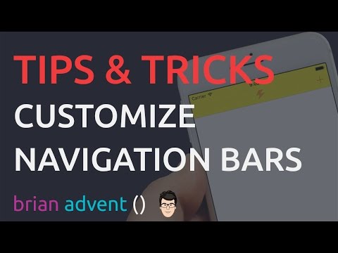 GitHub - brianadvent/NavigationBarCustomization