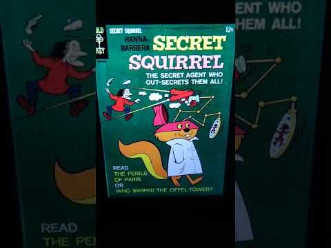 SECRET SQUIRREL rare comic book based on classic cartoon