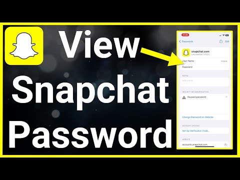 How To See Your Password On Snapchat