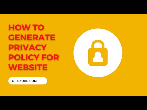 Privacy Policy Generator - How to Generate Privacy Policy For Free | Free Online Tools