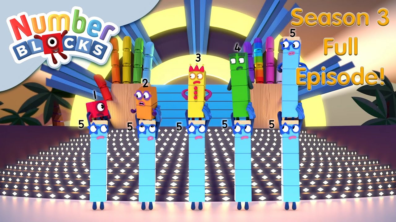 Five and Friends 🎸 | Full Episode - S3 E13 | Learn to Count - Numberblocks