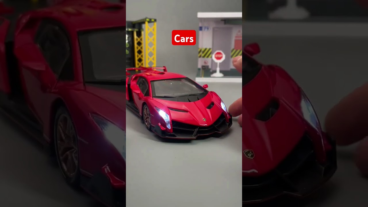 1:24 Alloy Diecast Car Models for Lamborghini Veneno Simulation