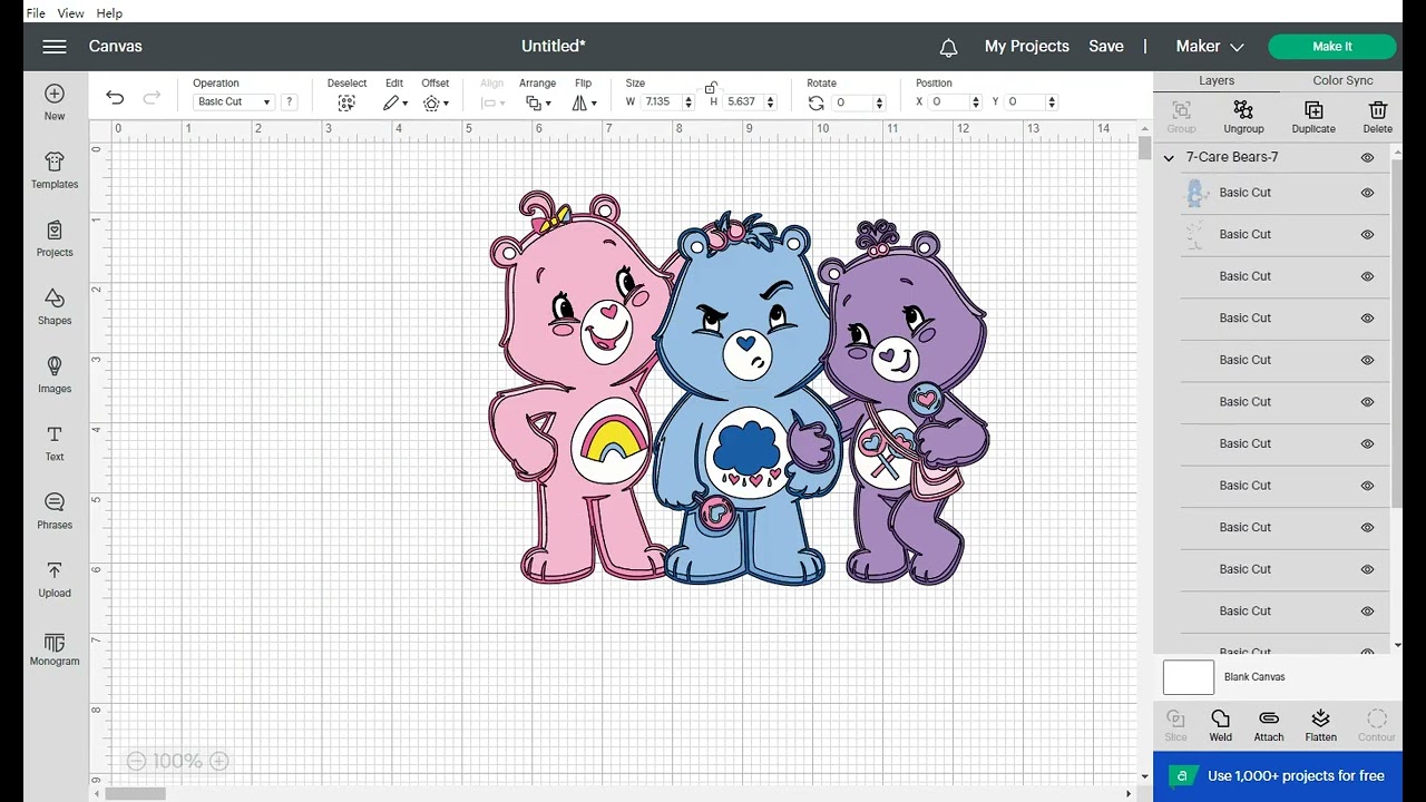 Care Bears Svg