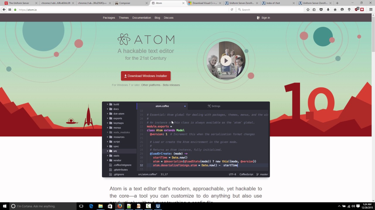 Installing a PHP environment on Windows using Uniform Server