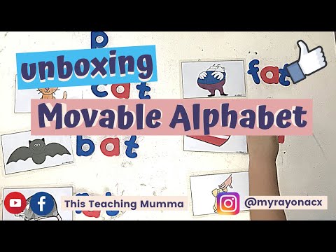 Unboxing Montessori Inspired Movable Alphabet | How to Use Movable Alphabet