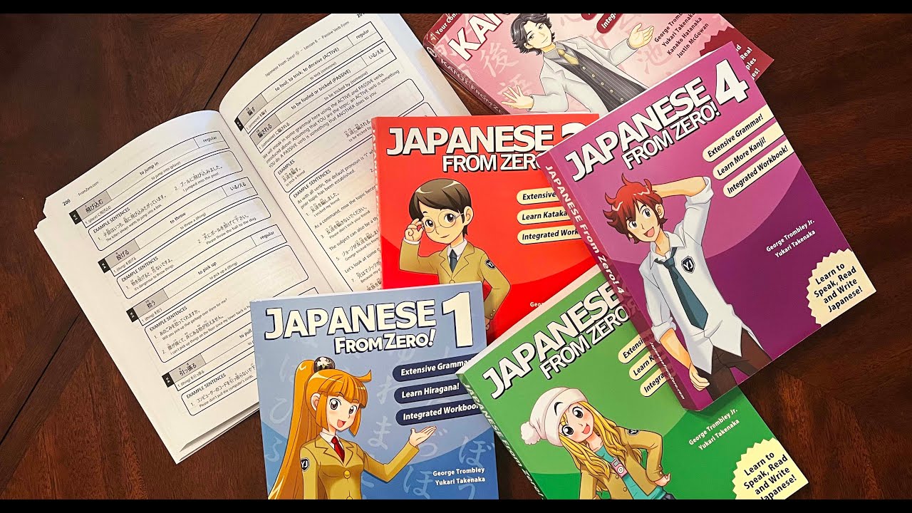 What books do I need in the Japanese From Zero series?
