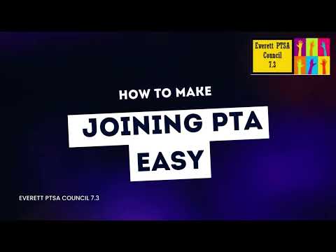 PTA Membership 101 - How To Make Joining PTA Easy