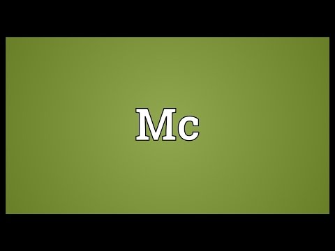 Mc Meaning