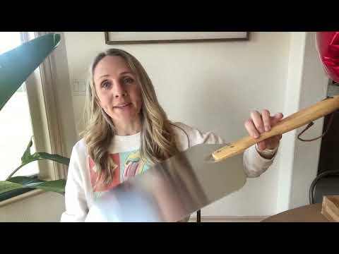 Skyflame Kitchen Supply Aluminum Pizza Peel with Wooden Handle
