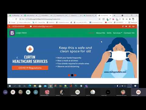 l#26part#1 || how to create a webpage in bootstrap4 Responsive website design using bootstrap4