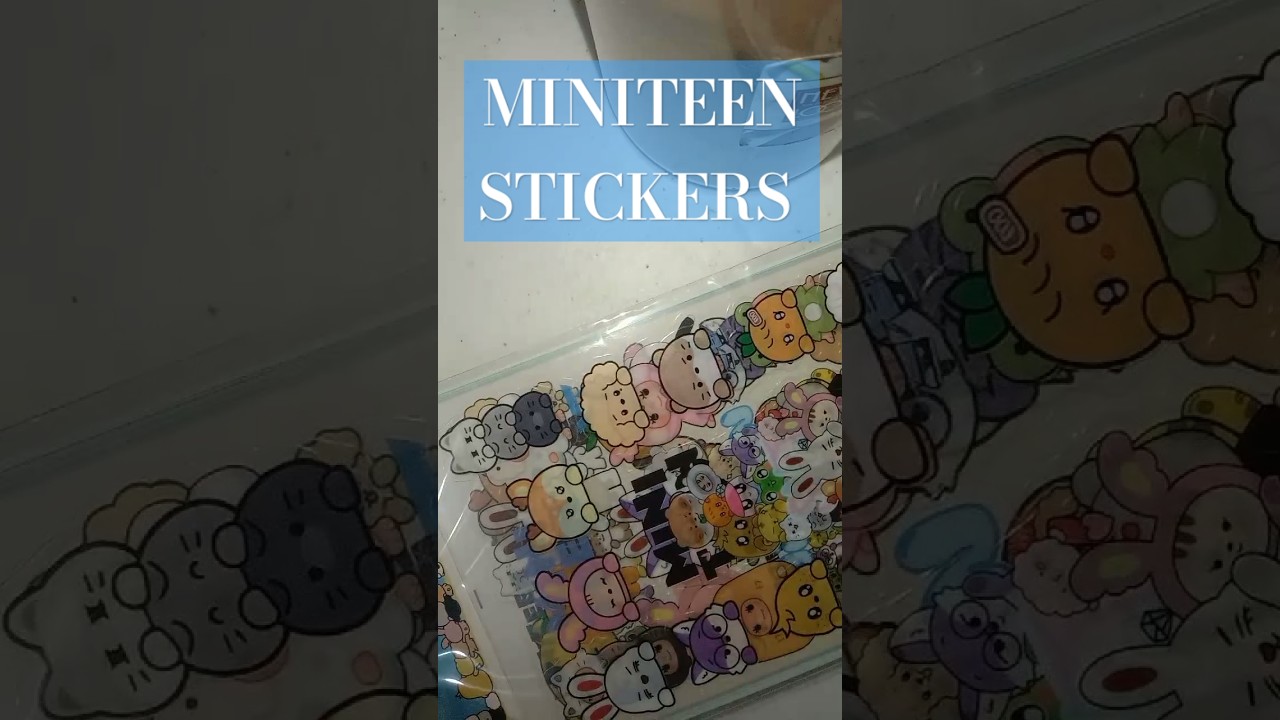 SEVENTEEN MINITEEN STICKERS 💎✨ #seventeen #carat #miniteen #svt_miniteen