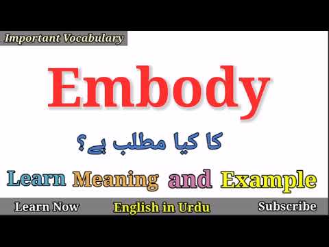 Embody Meaning