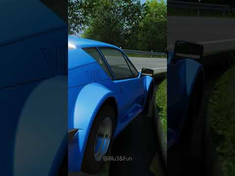 Alpine A310 inner wheel lifting test #assettocorsa