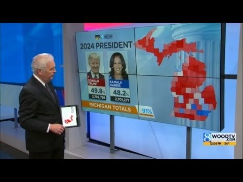 How Kent County voted in 2024 versus 2020