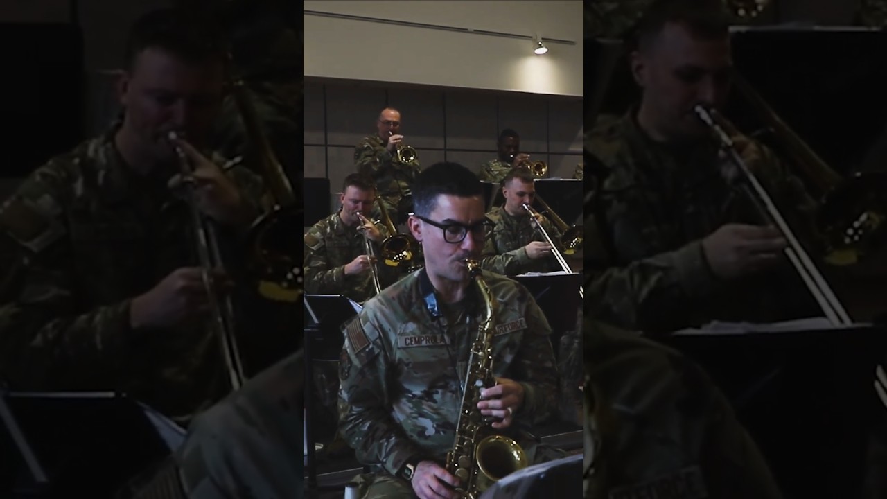 The Airmen of Note prepares to support the 60th Presidential Inauguration #airforce #band