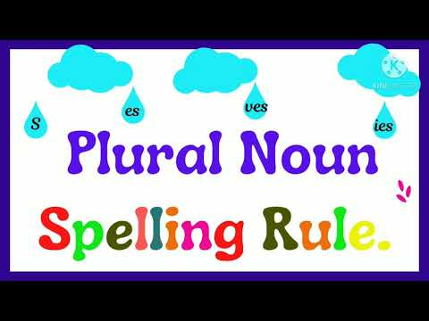 Spelling Rules For Plural Nouns | How to Spell Plural Nouns