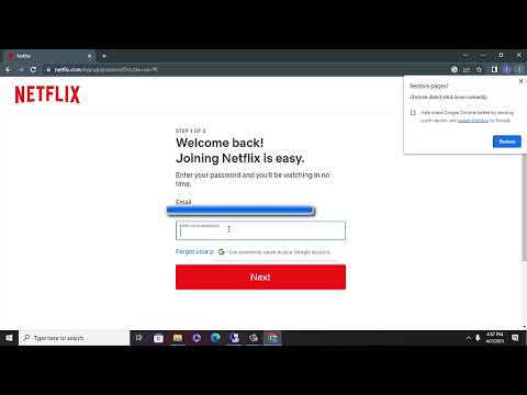 How to create the NETFLIX account by watching series