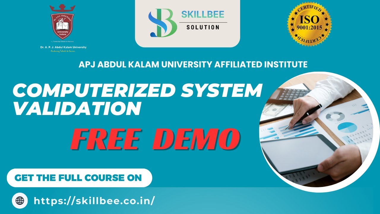computerized system validation training | csv free demo | Skillbee solutions