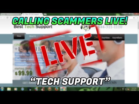 CALLING TECH SUPPORT SCAMMERS LIVE | popups | 3/21/17