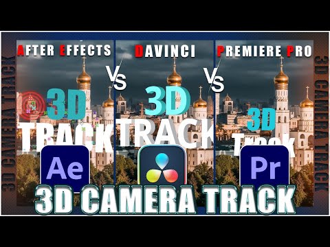 Who is King🔥! 3D CAMERA TRACKER II 🔥After Effects VS 🔥DaVinci Resolve🔥 & Premiere Pro! #biginner