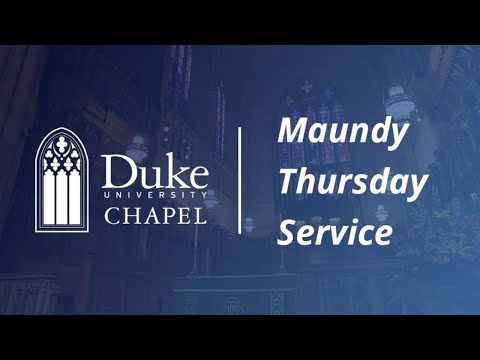 Maundy Thursday Service - 4/1/21 - Rev. Breana van Velzen