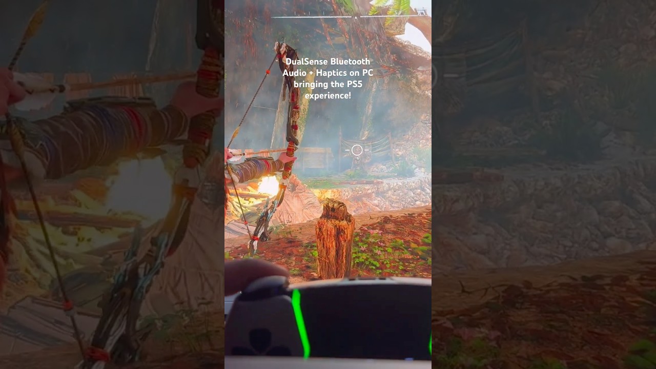 DualSense Bluetooth Audio + Haptics on PC Demo with Horizon Forbidden West
