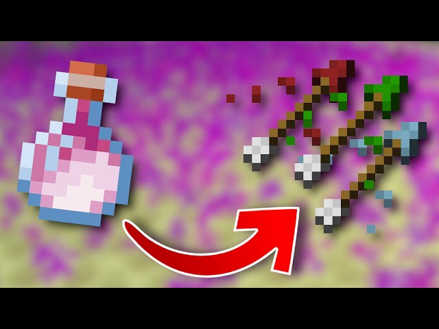 How to make tipped arrows in Minecraft 1.18