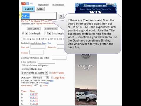 dash scrabble cheat