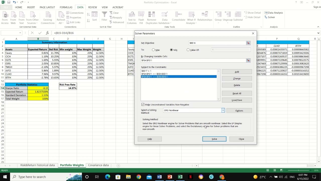 Portfolio Project Seif