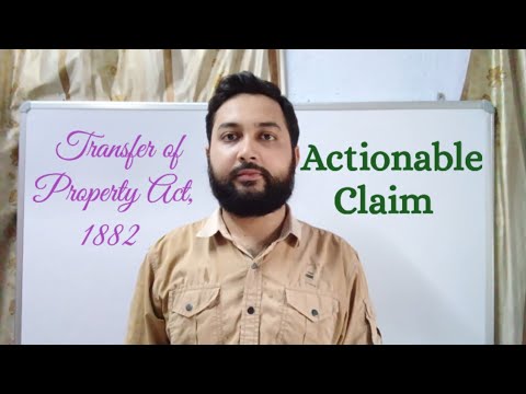 ACTIONABLE CLAIM || TRANSFER OF PROPERTY ACT || LAW EXPLORER