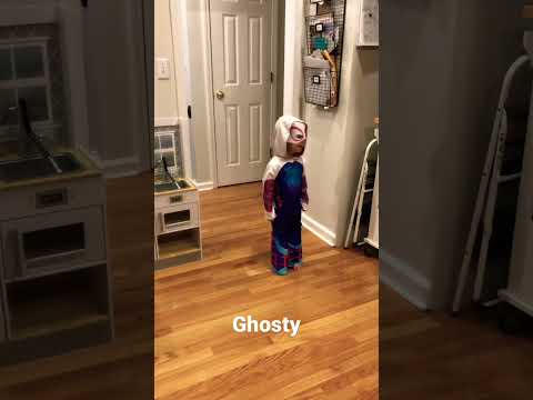 Baby is So Excited About Her Ghost Spider Halloween Costume 🤣🤣🤣