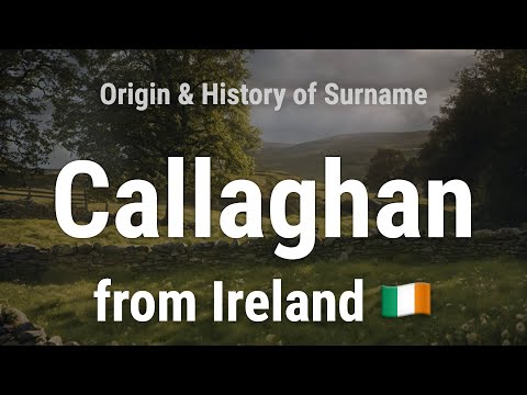 Callaghan from Ireland 🇮🇪 - Meaning, Origin, History & Migration Routes of Surname