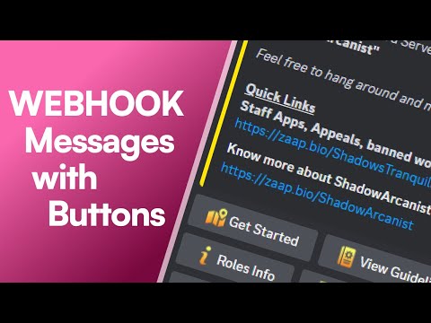 Discord Webhook with Sapphire Bot Button and dropdown messages | 2023