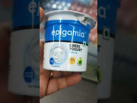 Greek Yogurt Epigamia #greekyogurt #epigamia #ytshorts #shortfeed #trendingonshorts #uaefood #viral