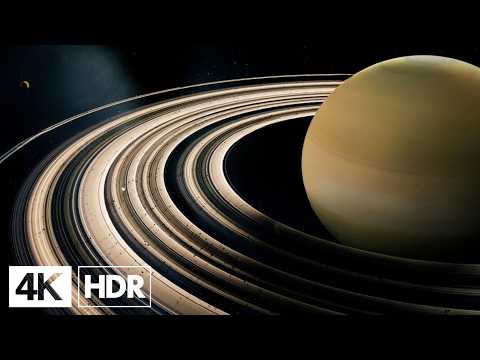 Saturn's Rings in 4K A Breathtaking Up Close Journey | Unknown facts about Saturn's Rings