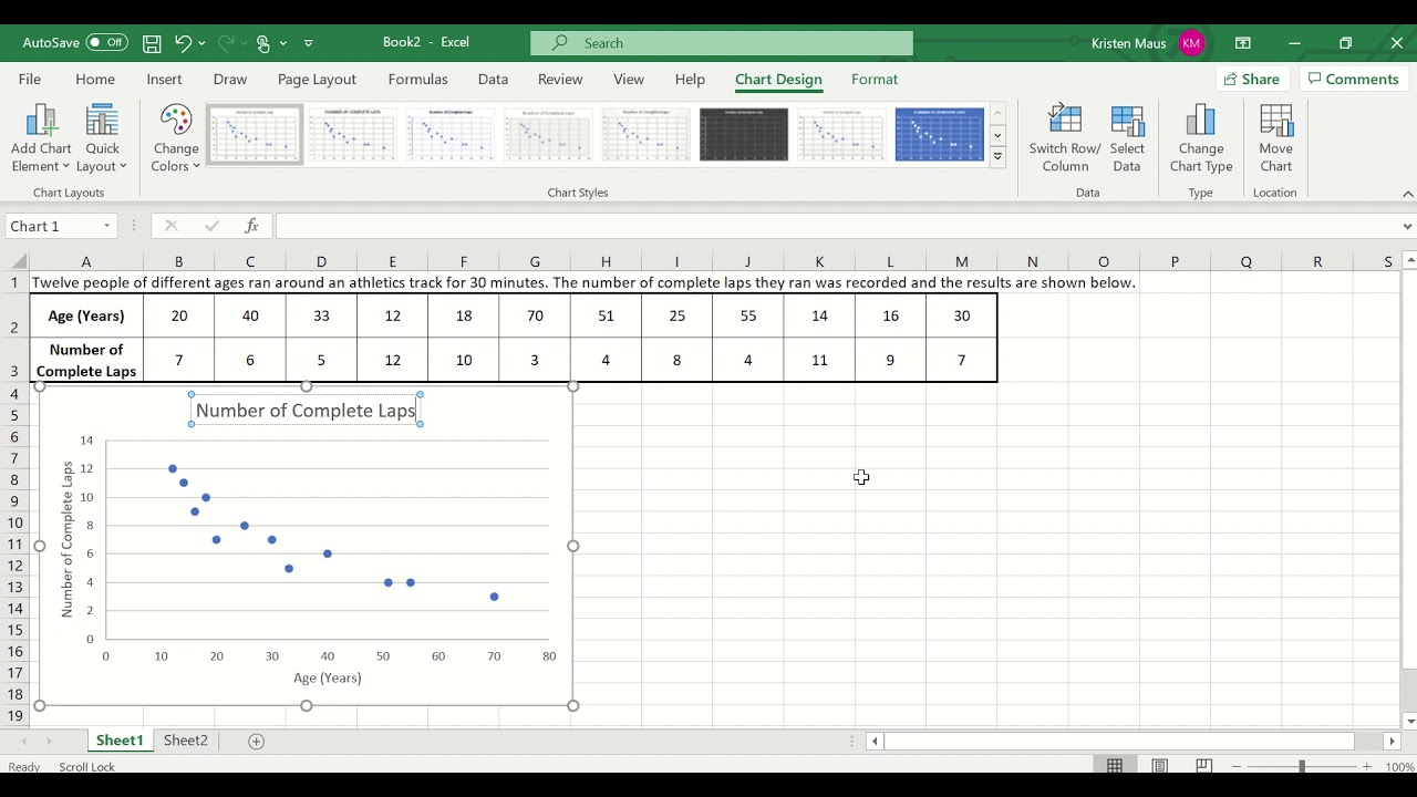 How to Use Excel for Bivariate Data Analysis (Scatterplot and Residual Plot)
