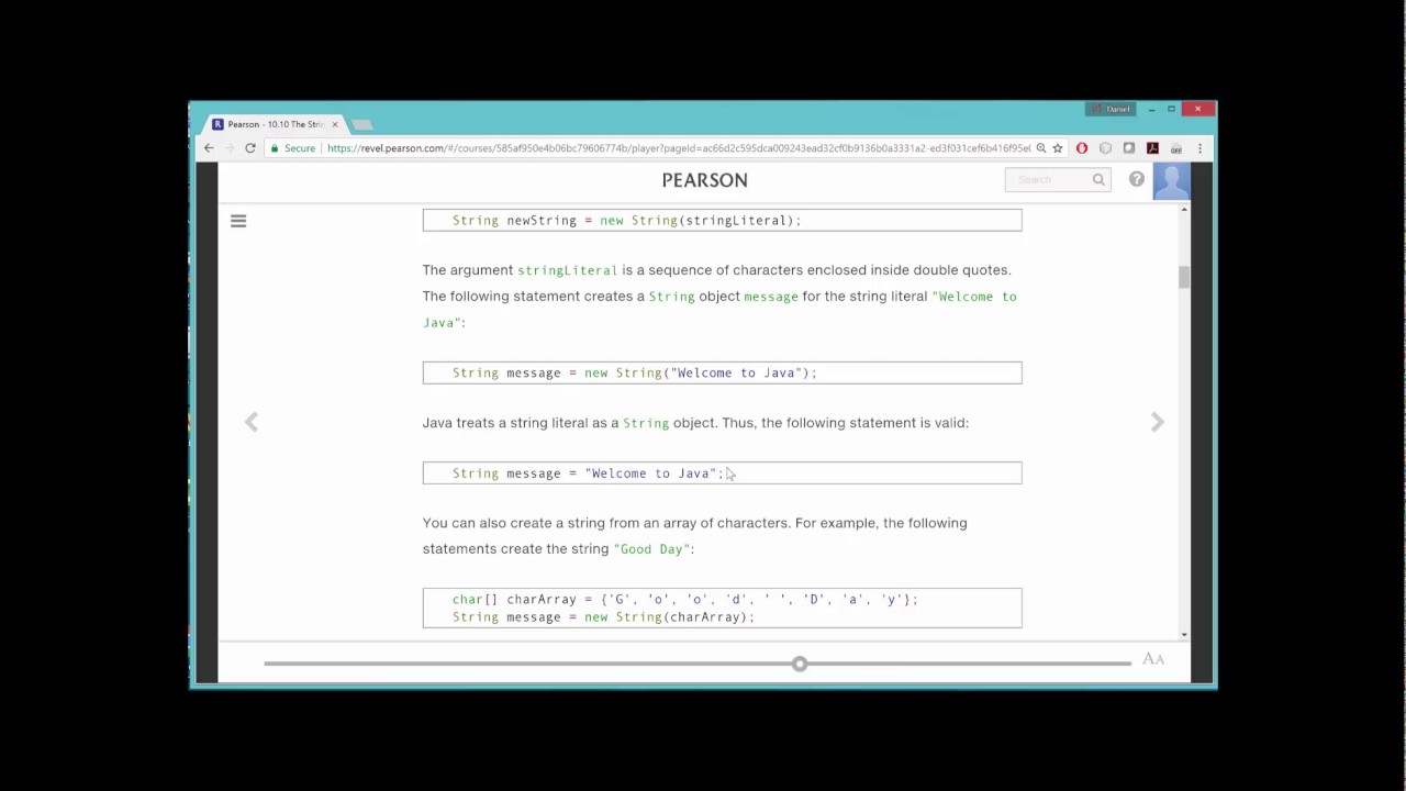 Liang Java Chaper 10 Part II Study Guide