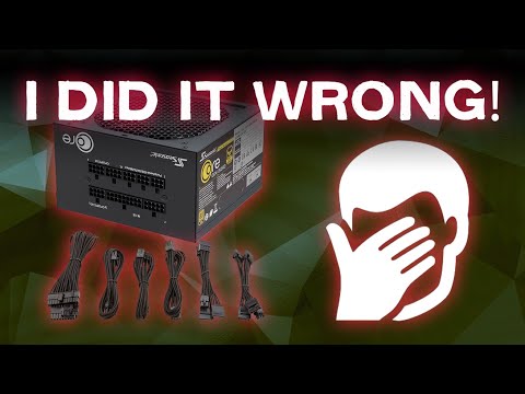 How to connect High Powered Graphics Card to PSU - connecting 8pin and 6pin to PSU