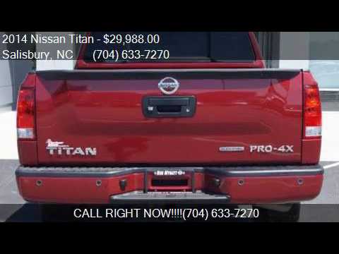 2014 Nissan Titan 4WD Crew Cab SWB PRO-4X for sale in Salisb