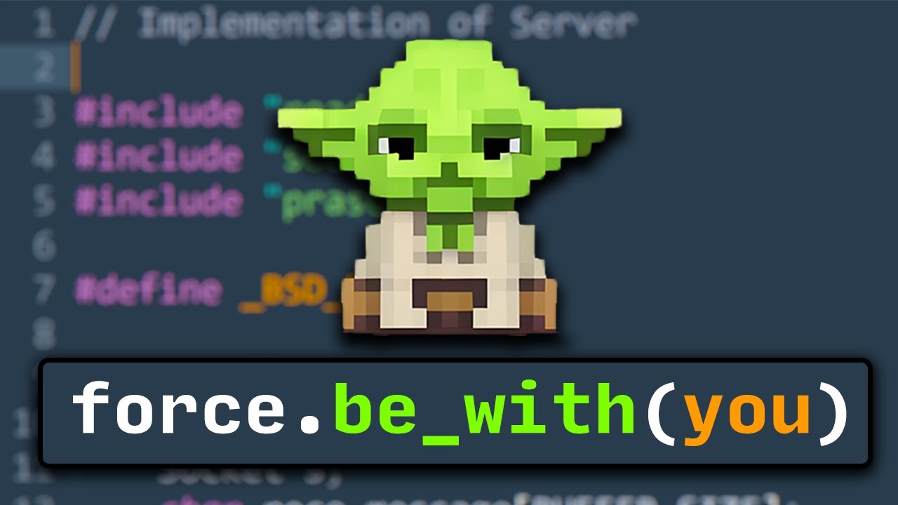 everyone is coding like yoda. (should you?)