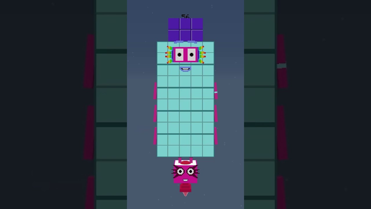Minecraft Numberblocks Eight Times Table song #minecraft #numberblocks #learningblocks #shorts
