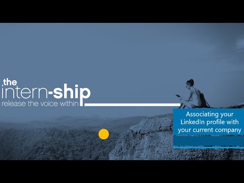 How to associate your LinkedIn profile with your company's LinkedIn page